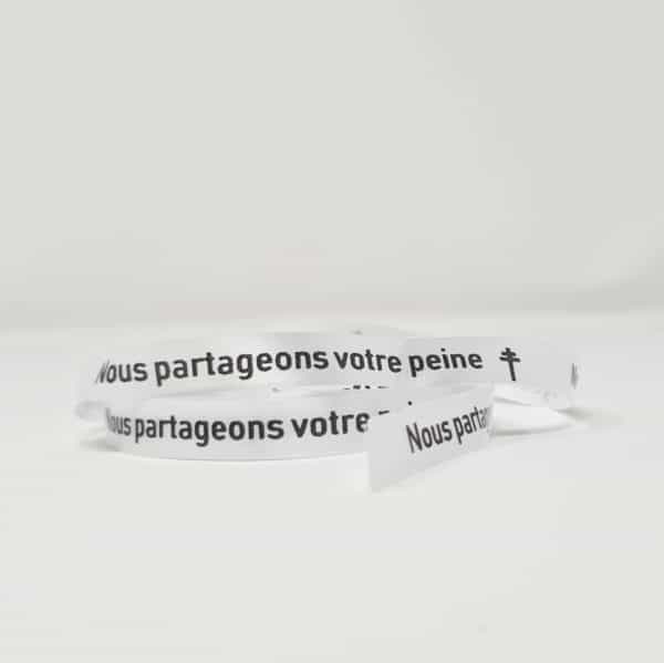 Ruban deuil personnalisé - Rubans & bracelets | Un-Ruban.fr