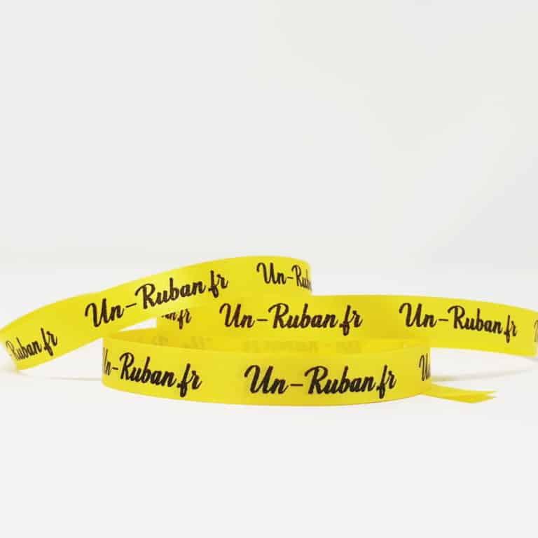 Ruban personnalisé livraison rapide - Rubans & bracelets | Un-Ruban.fr